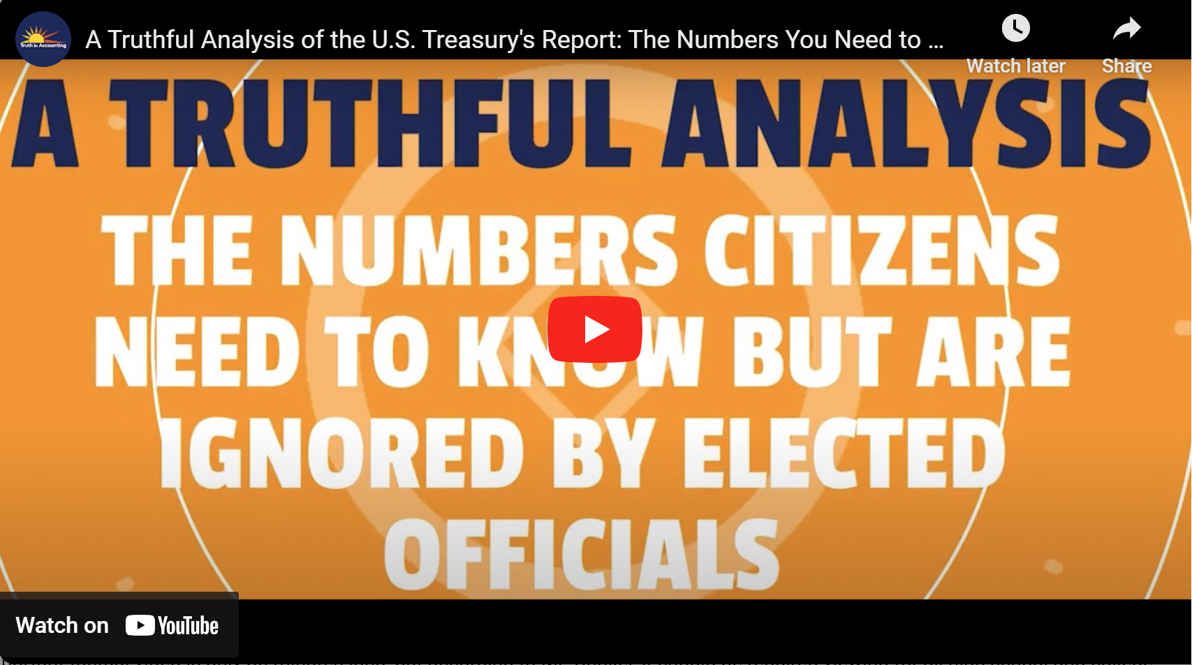 A Truthful Analysis of the U.S. Treasury's Report: The Numbers You Need ...